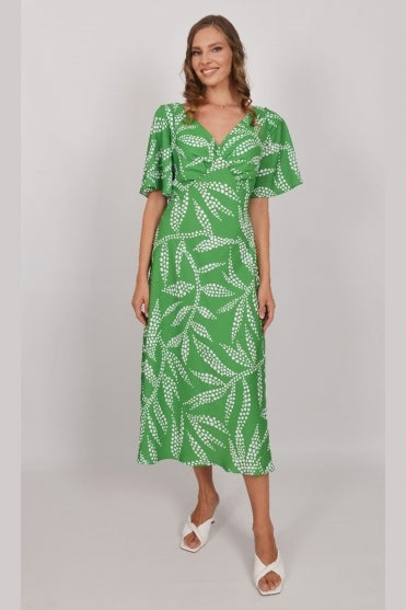Allison Fashion - 61170 Green - Cream Rose